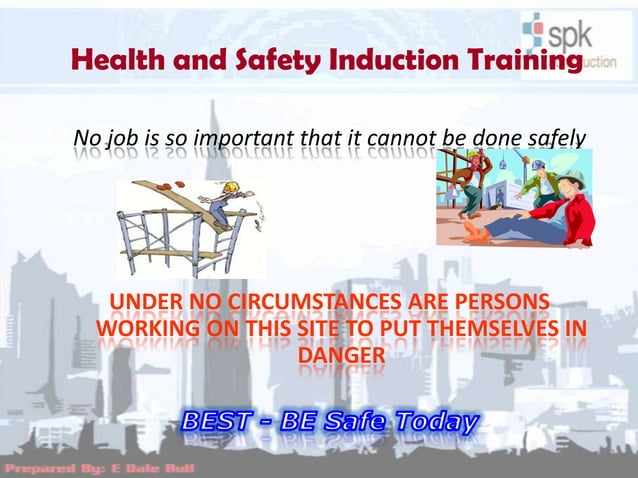 Health And Safety Induction Training | PPTX | First Aid | Injuries