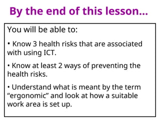 HEALTH AND SAFETY IN USING ICT TOOLS.ppt