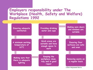Health and safety legislation | PPTX
