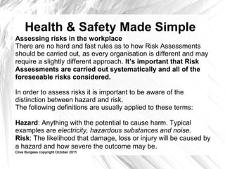 Health and safety made simple | PPT