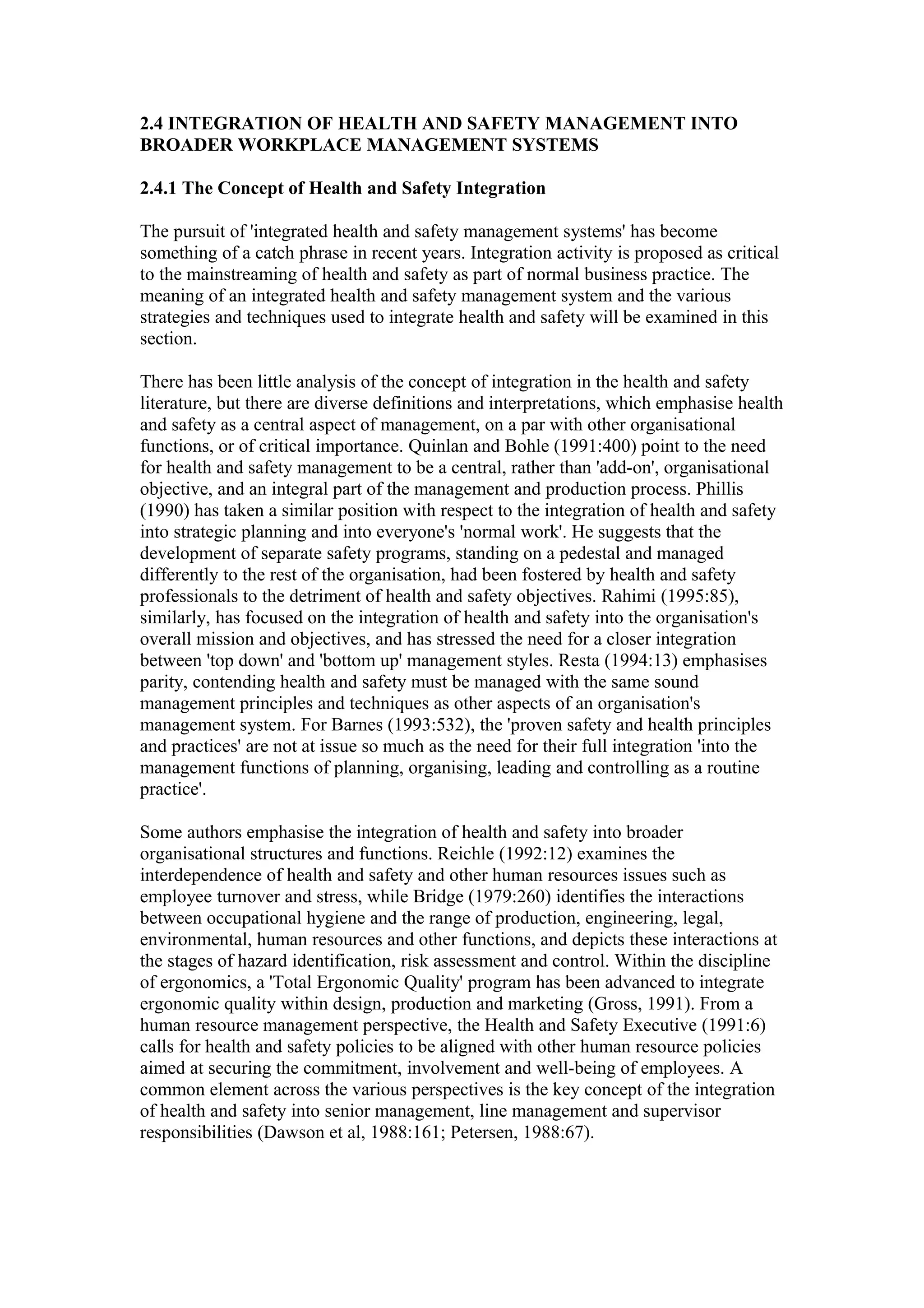 Health and safety management systems | DOC