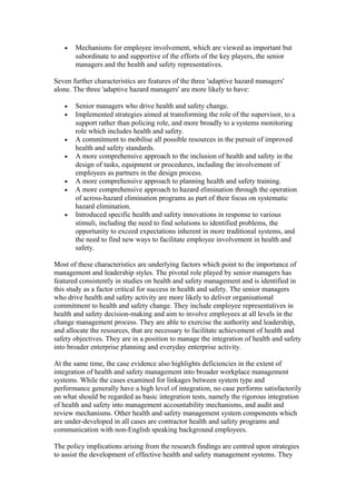 Health and safety management systems | DOC