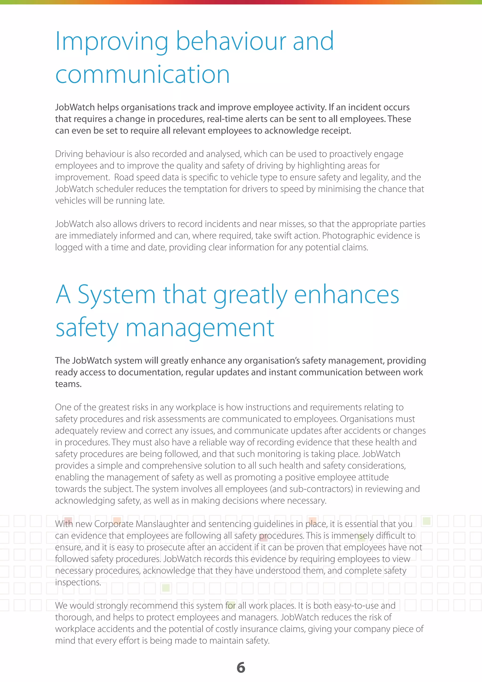 Cardinus Risk Management explain why safety comes first with JobWatch ...