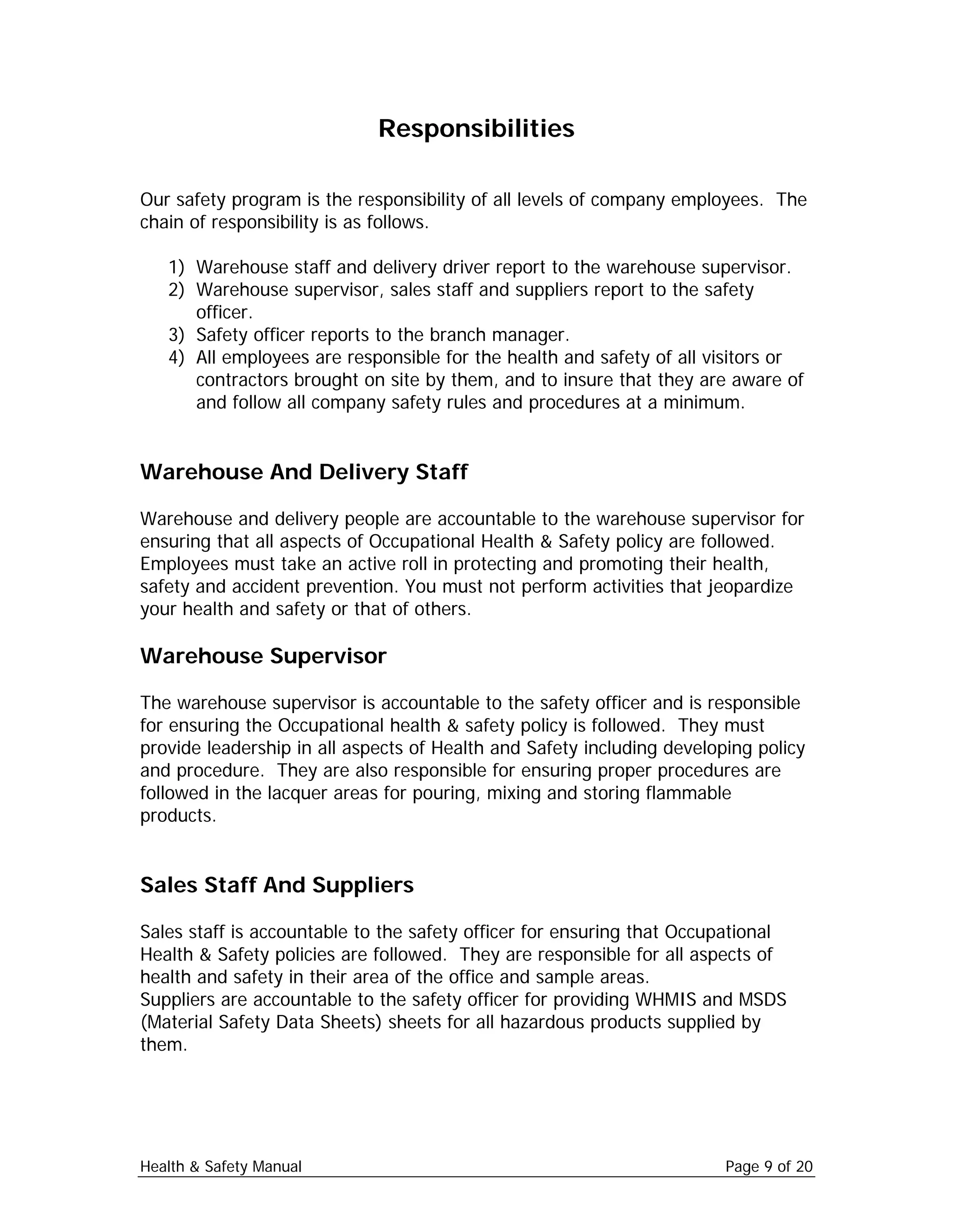 Health and safety_manual_sample | PDF