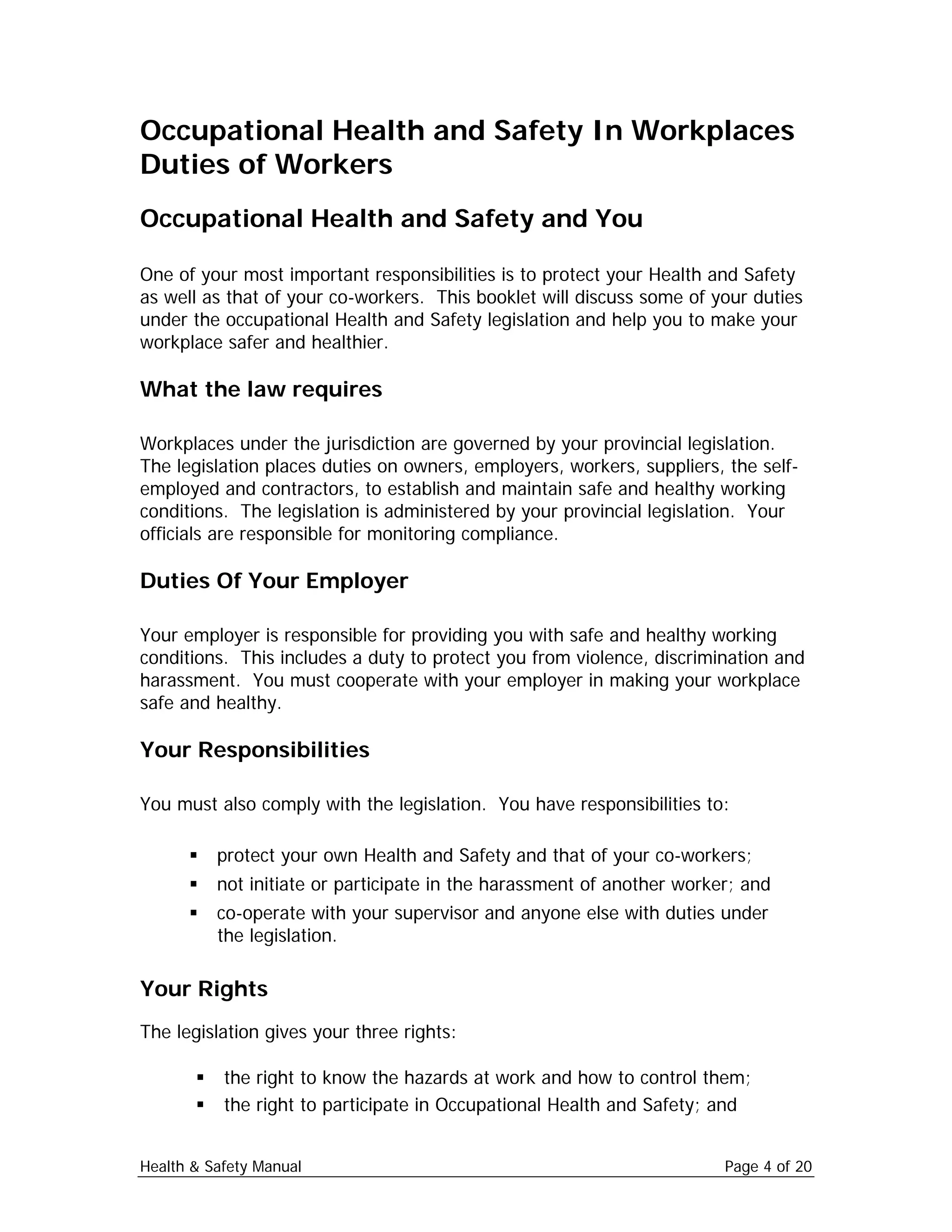 Health and safety_manual_sample | PDF