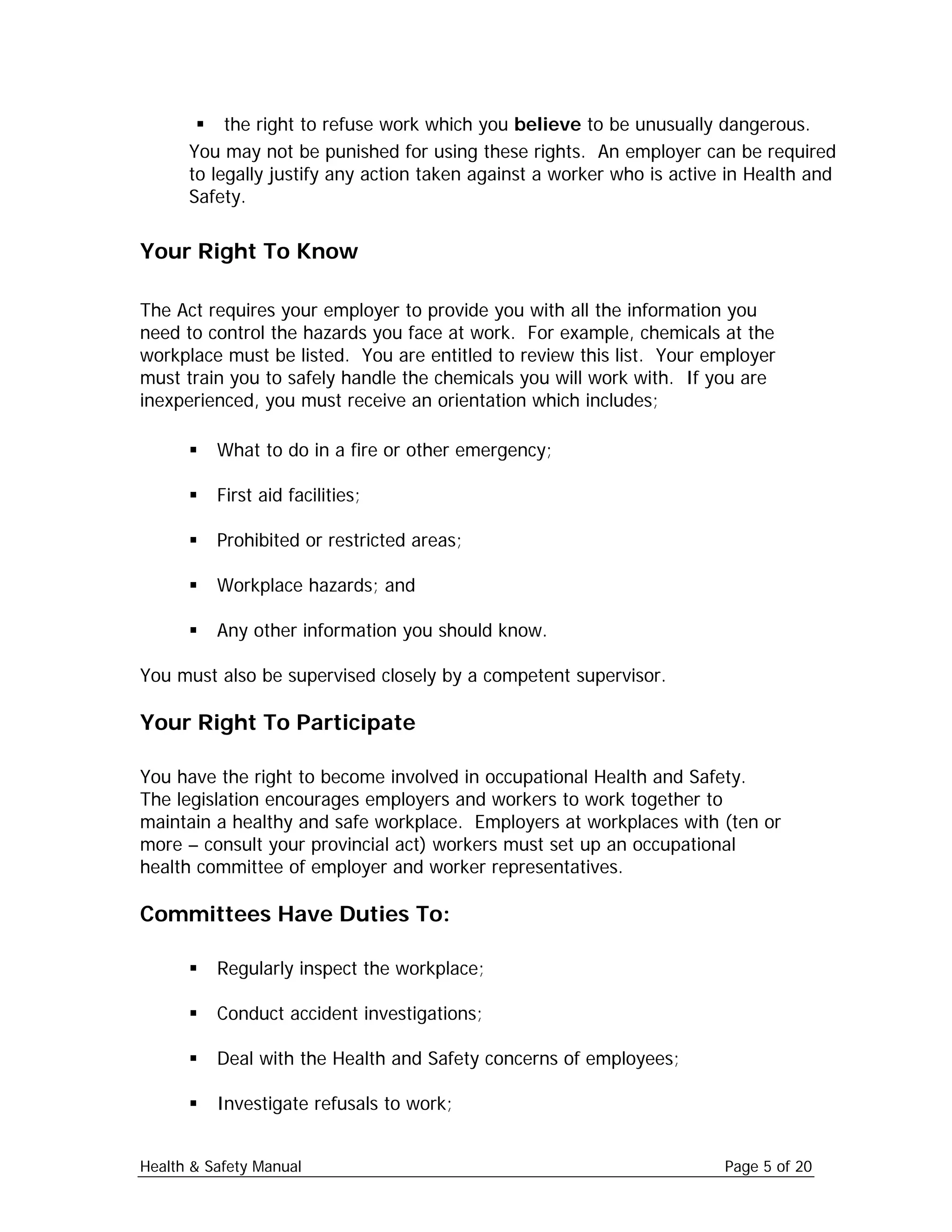 Health and safety_manual_sample | PDF