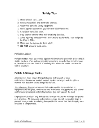 Health and safety_manual_sample | PDF