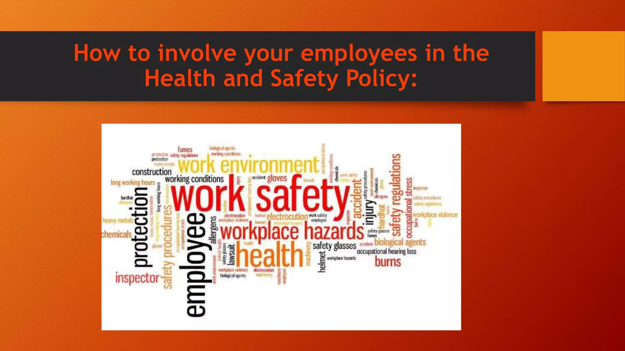 Health and Safety Policies | PPTX