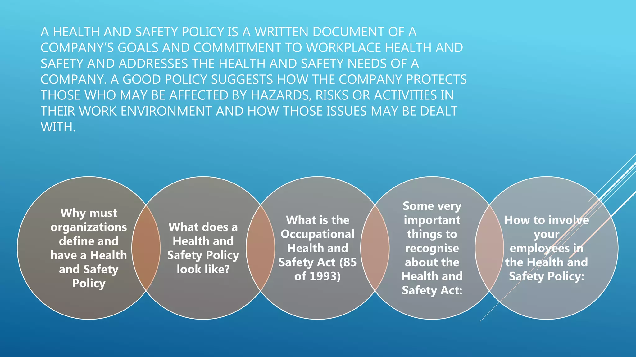 Health and Safety Policies | PPTX