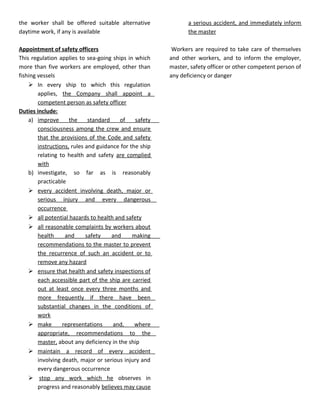 Health and safety reg | DOC