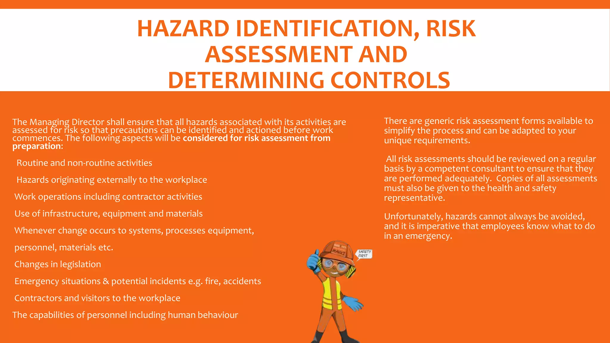 Health and Safety Risk Assessments | PPTX