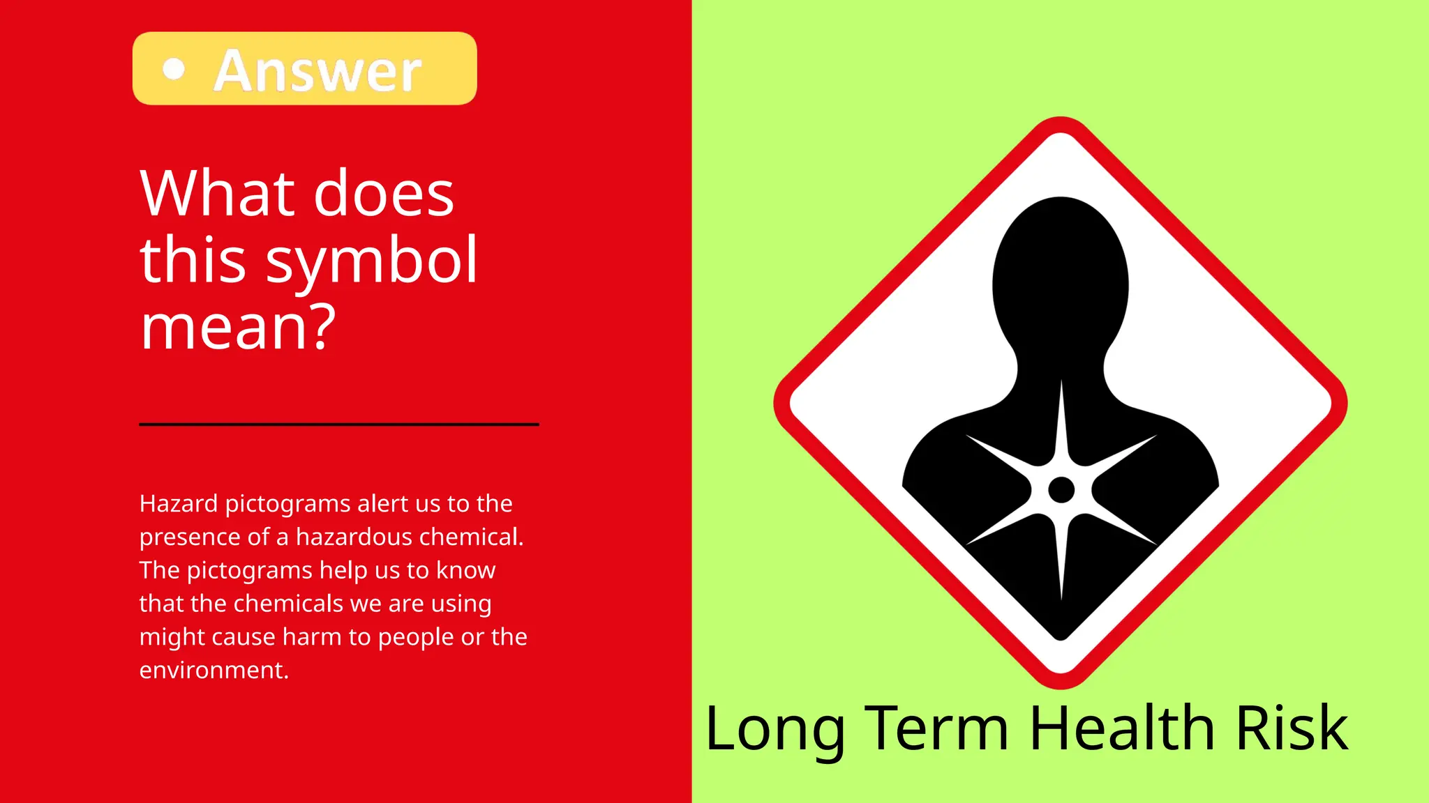 Health and Safety Symbols Quiz Presentation in Colorful Illustrative ...