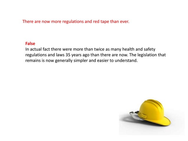 Health and safety: true or false? | PPTX