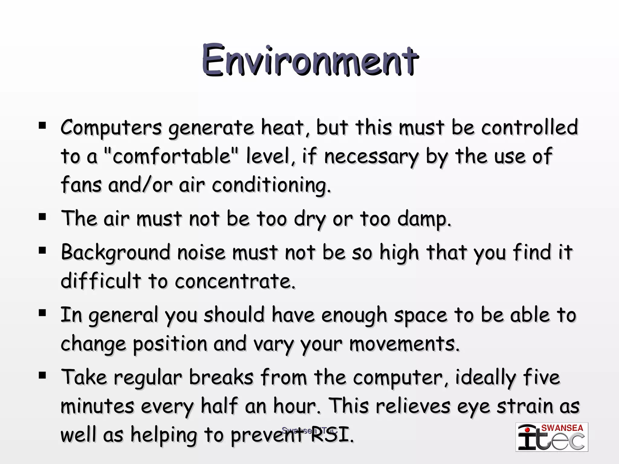 Health and Safety using ICT | PPT