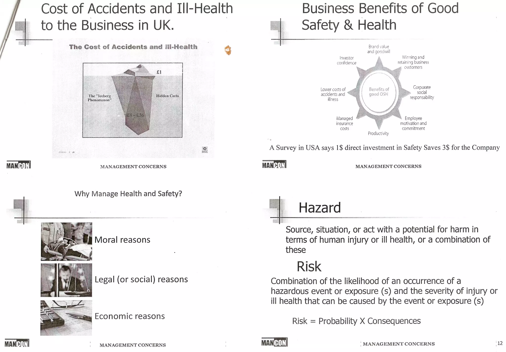 Introduction to Health and Safety | PDF