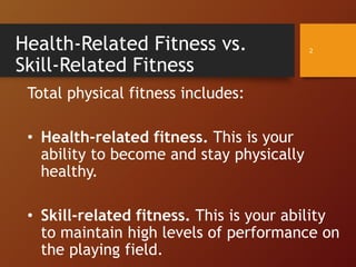 Health related fitness store