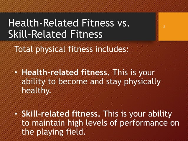 health and skills related fitness.ppt | Bodybuilding | Sports