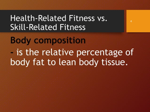 health and skills related fitness.ppt | Bodybuilding | Sports