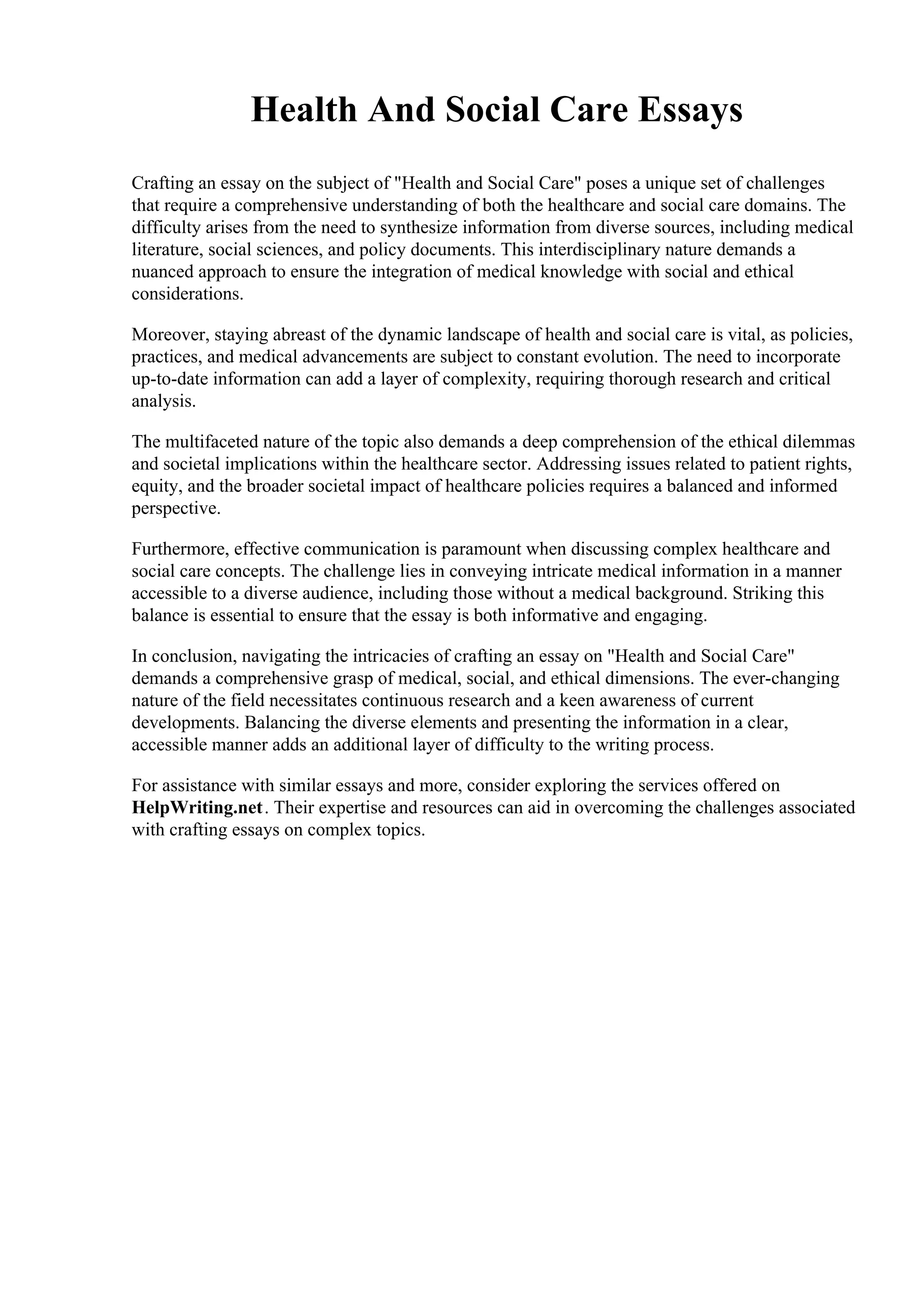 Health And Social Care Essays.pdf