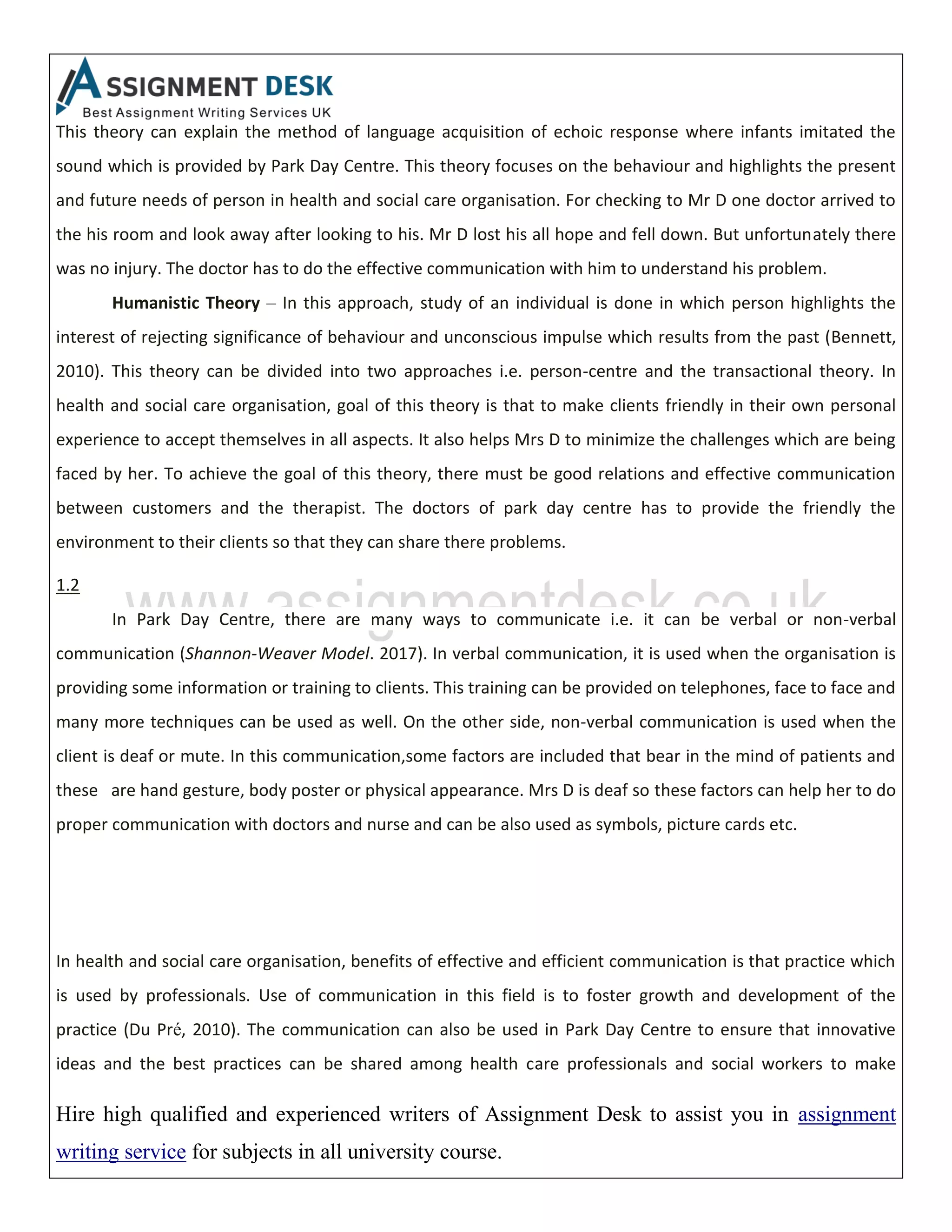 Effective Communication in Health and Social Care Organization | PDF