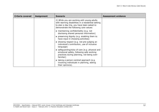 Health and social care values specification | PDF