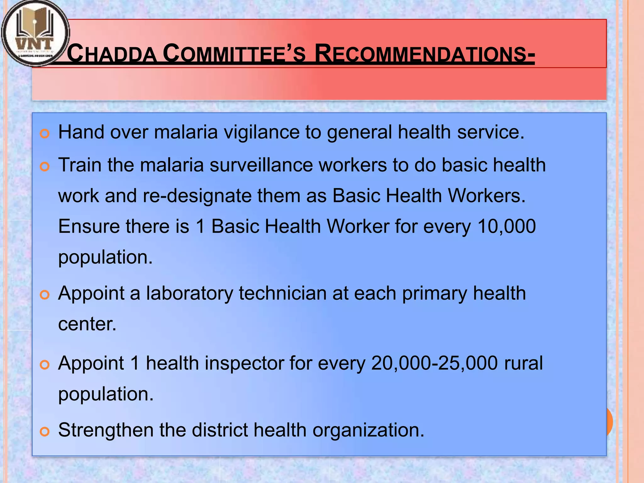 Health and Family Welfare Committees in India | PPTX