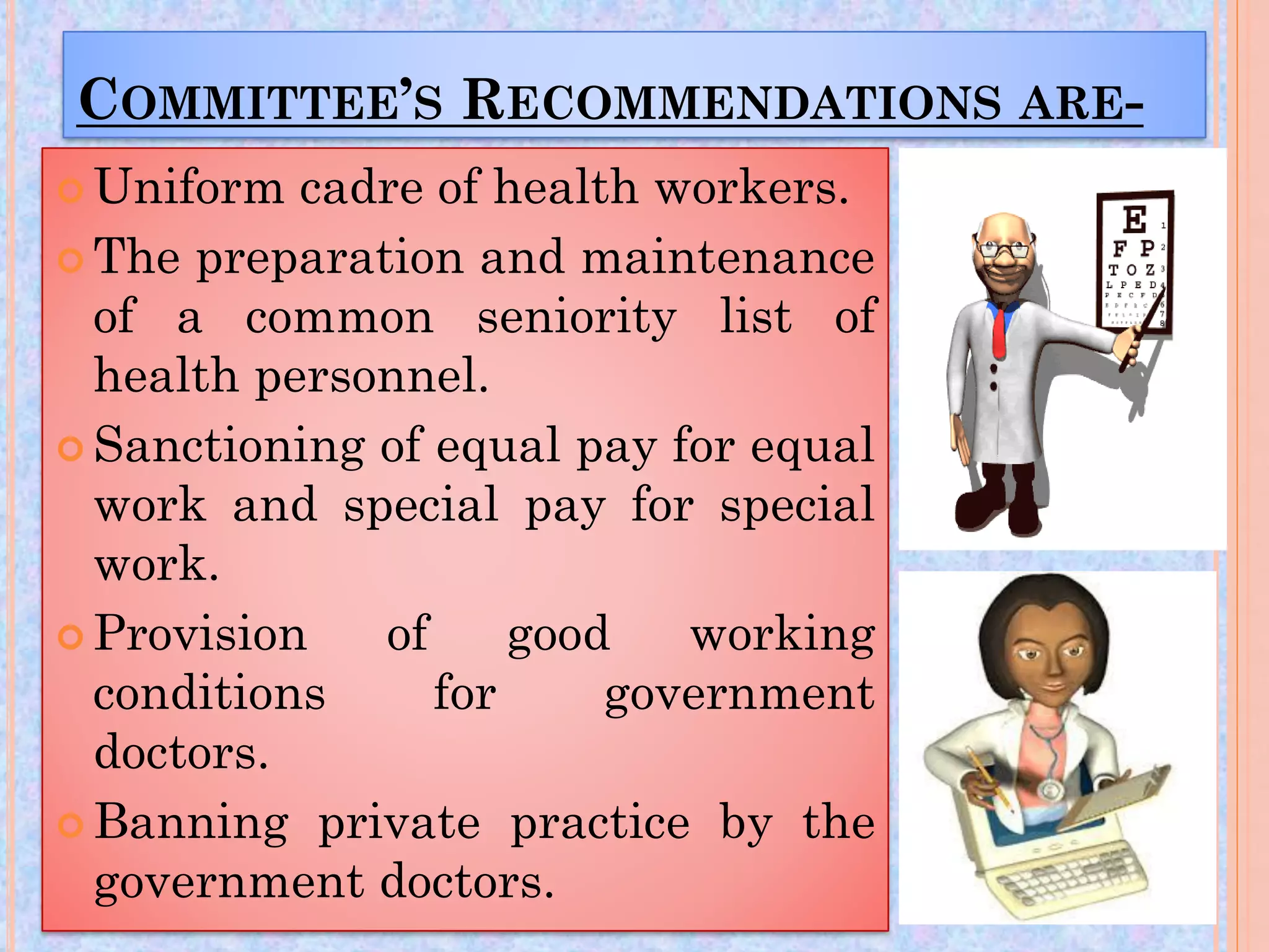 Unit:-2. Health and welfare committees | PDF