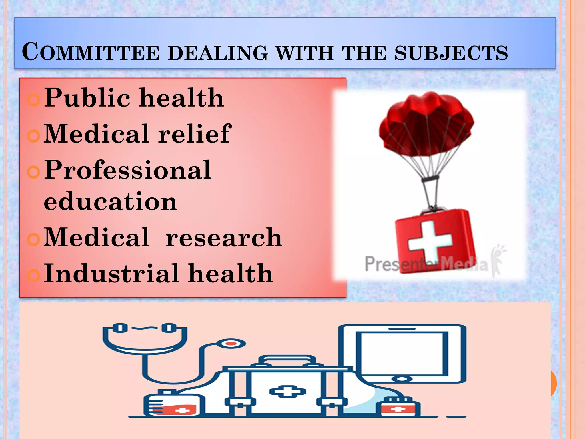 Unit:-2. Health and welfare committees | PDF