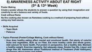 Health and Wellness acitvity Planned III Sem | PPTX