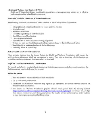 HEALTH AND WELLNESS-MANUAL-ENGLISHNNNNNN | PDF