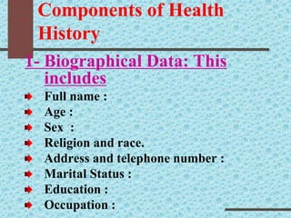 Health assessment | PPT | Diseases and Conditions | Medical Health