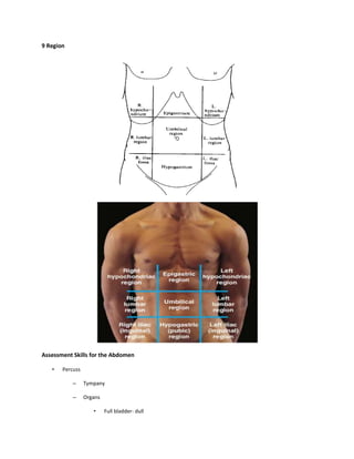 Health Assessment.docx | Digestive Disorders | Diseases and Conditions
