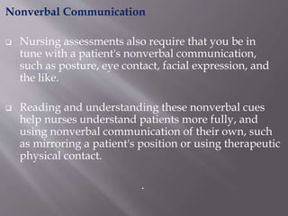 Physical Assessment including history taking and physical examination ...