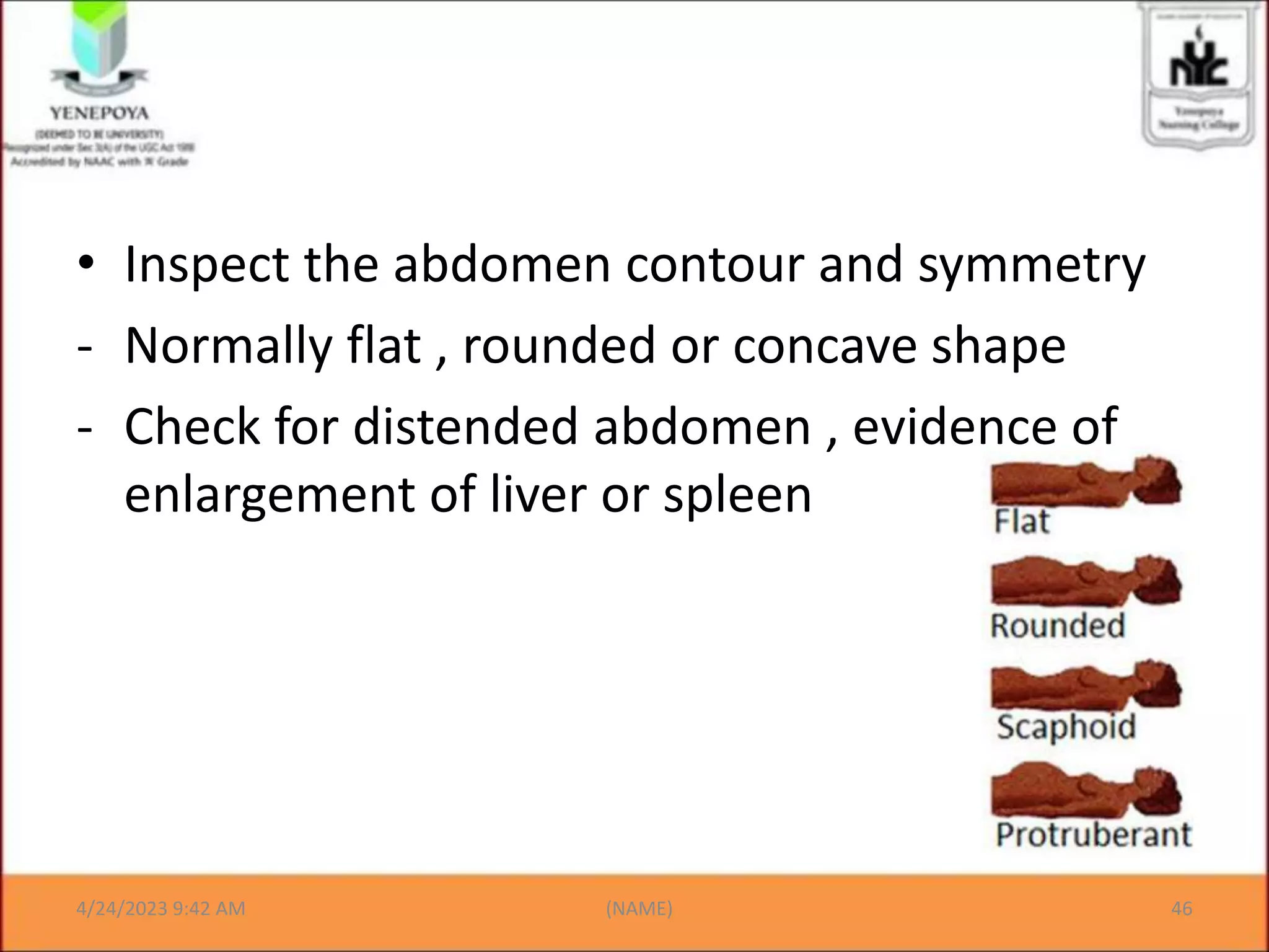 Health Assessment -Anterior chest , heart , abdomen examination.ppt
