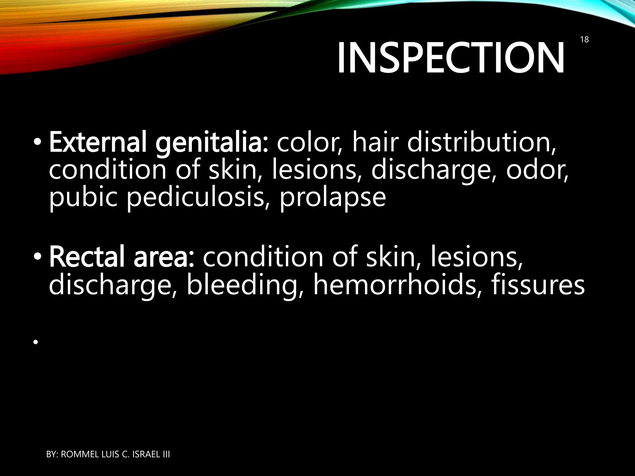 HEALTH ASSESSMENT- FEMALE & MALE GENITO-URINARY SYSTEM | PPT