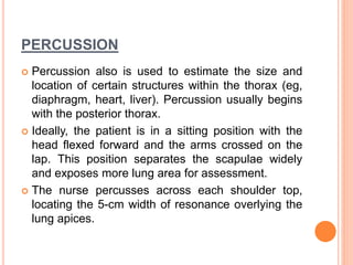 Health assessment and diagnostic assessment of respiratory system | PPTX