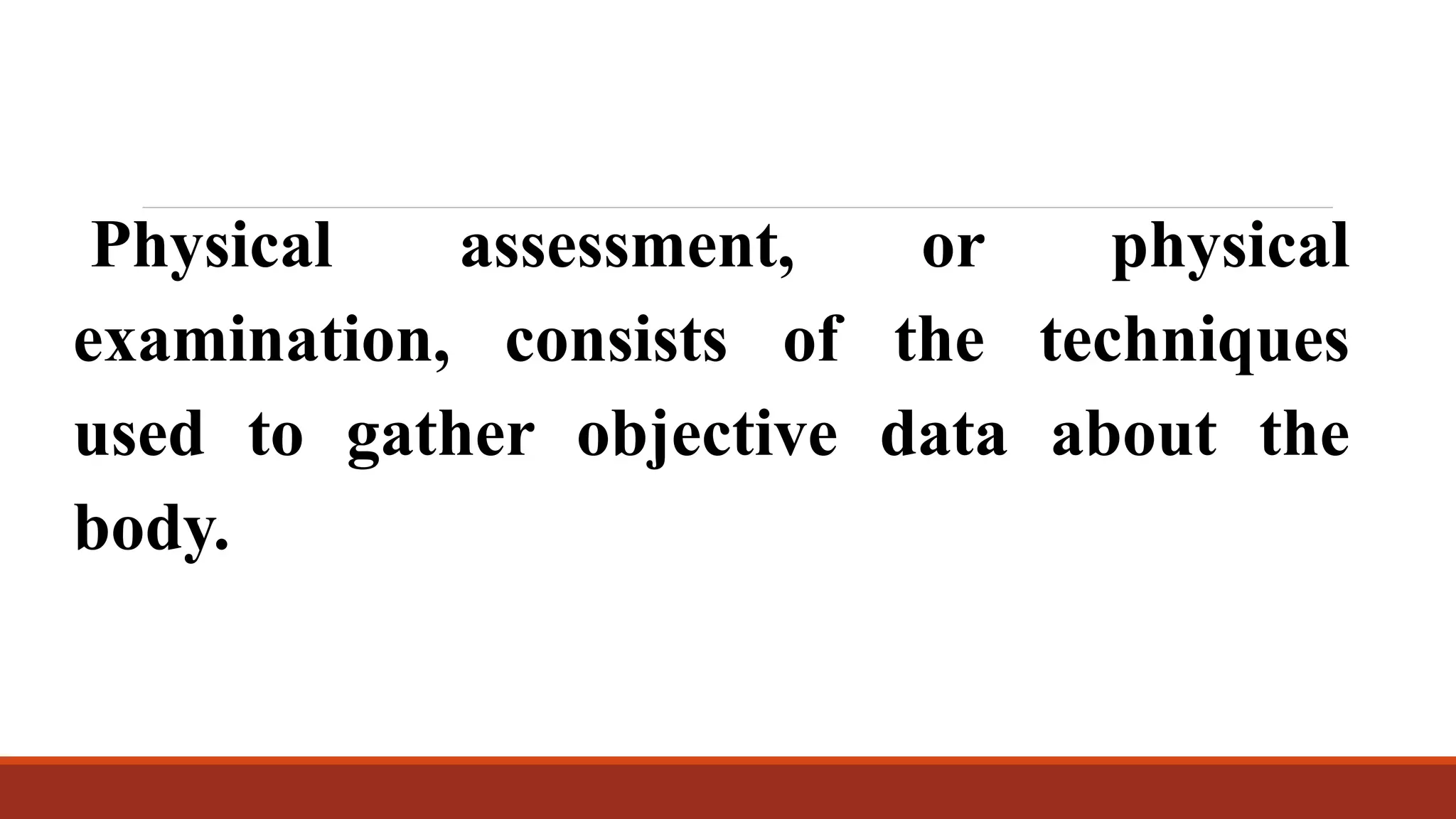 Health assessment introduction | PPT