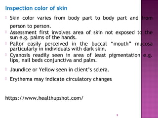 Health Assessment Of Nails Hair And Skin | PPT