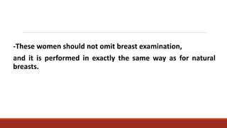 Health assessment on breasts and axillae examination | PPTX | Reproductive Health | Diseases and ...