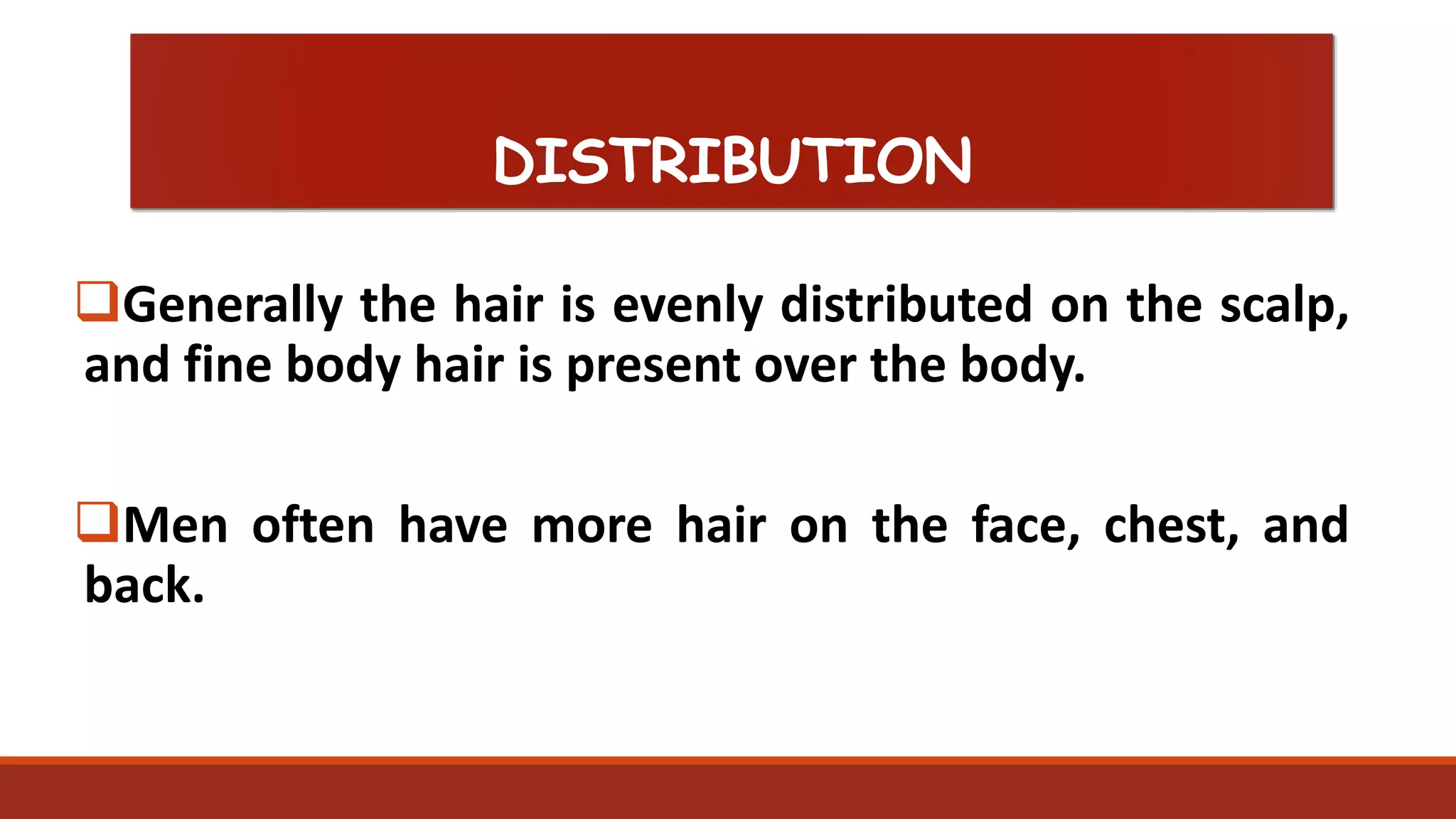 Health assessment on examination of hair | PPTX