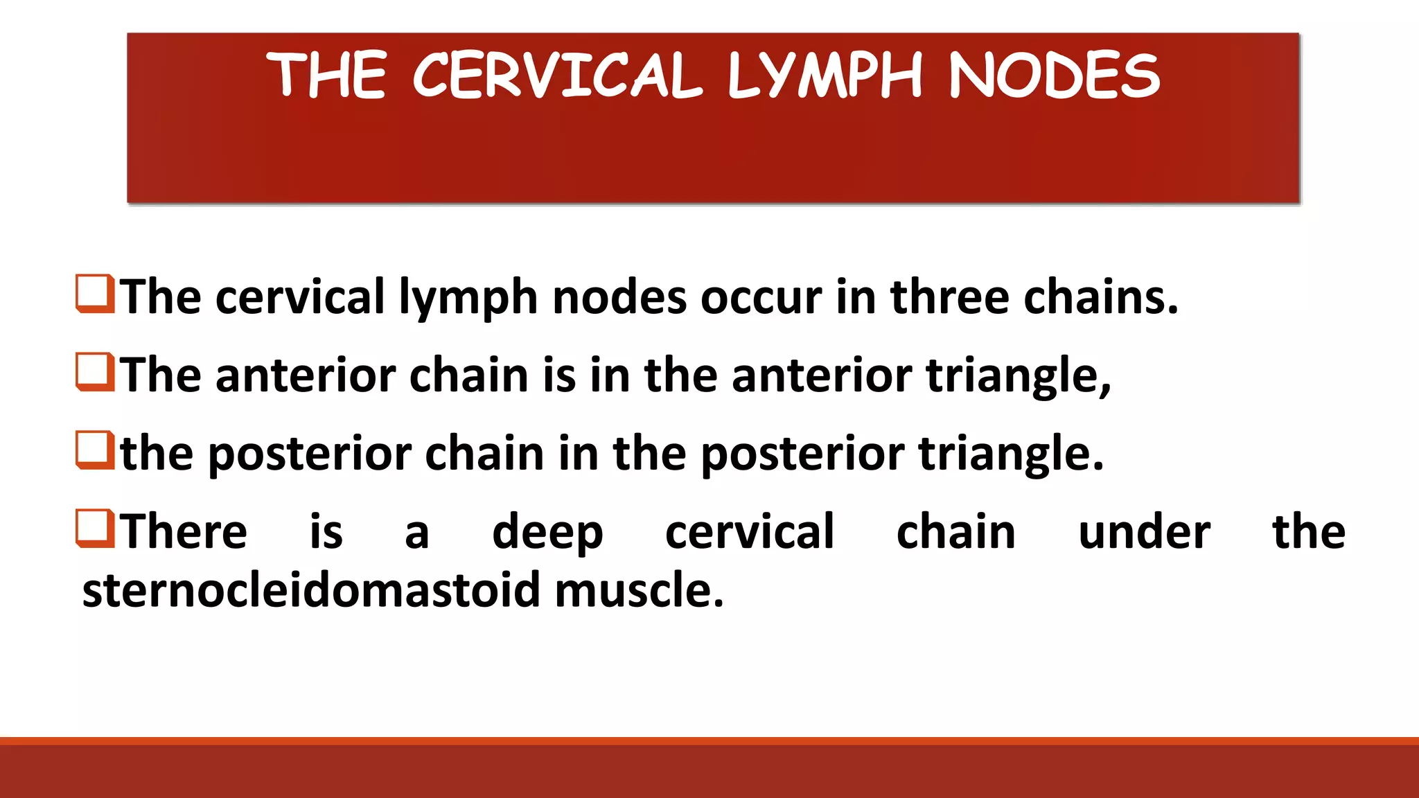 Health assessment on examination of the cervical lymph nodes | PPTX