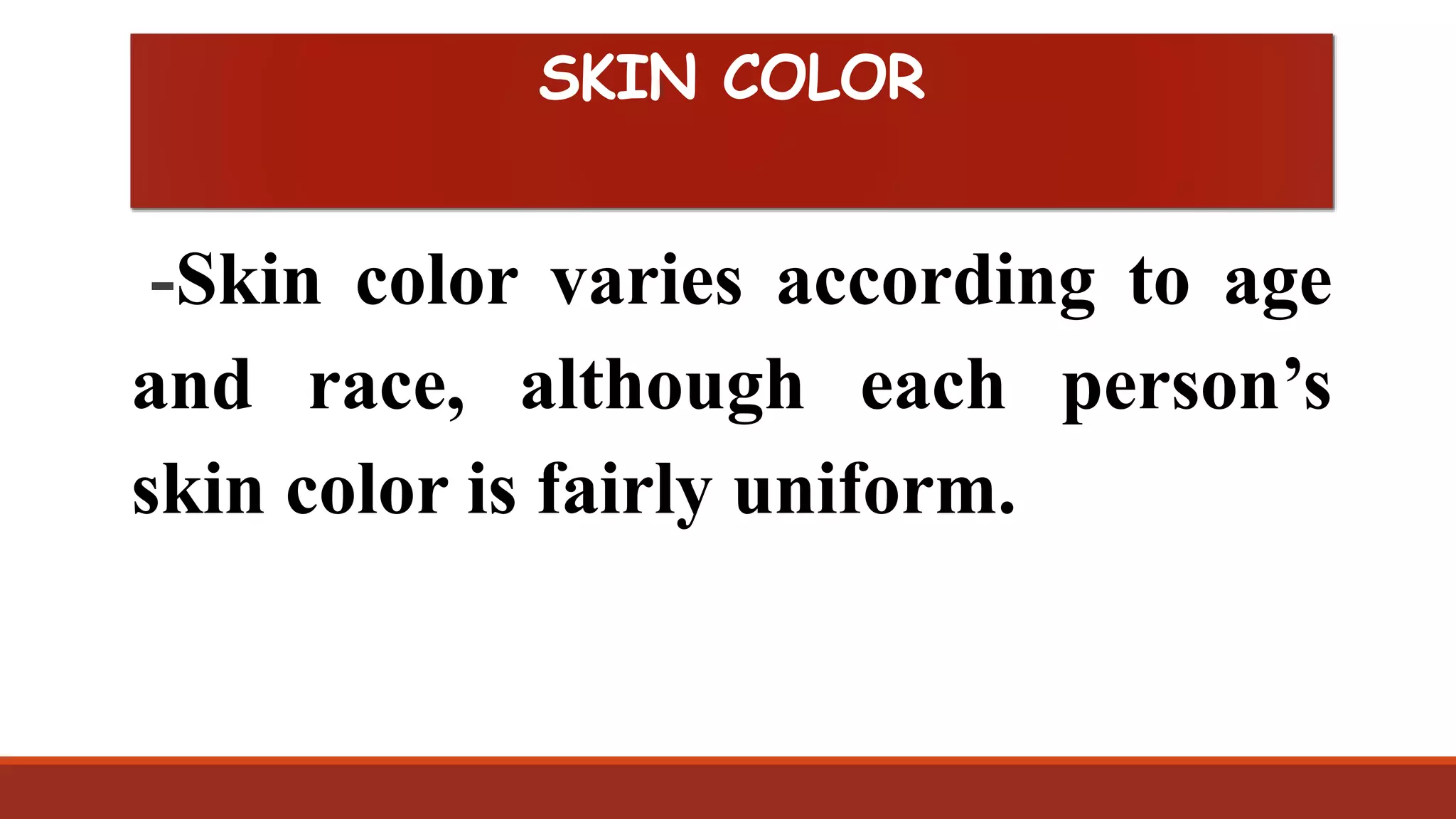 Health assessment on skin examination | PPTX