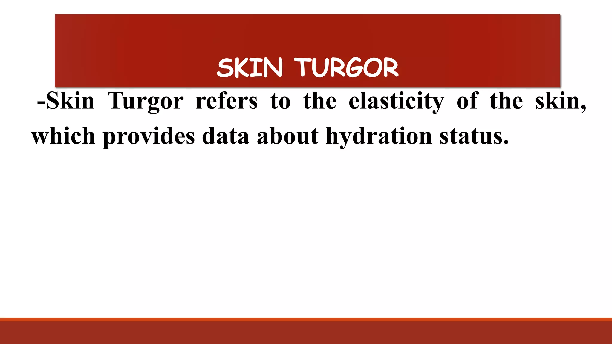 Health assessment on skin examination | PPTX