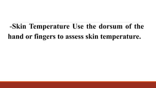 Health assessment on skin examination | PPTX