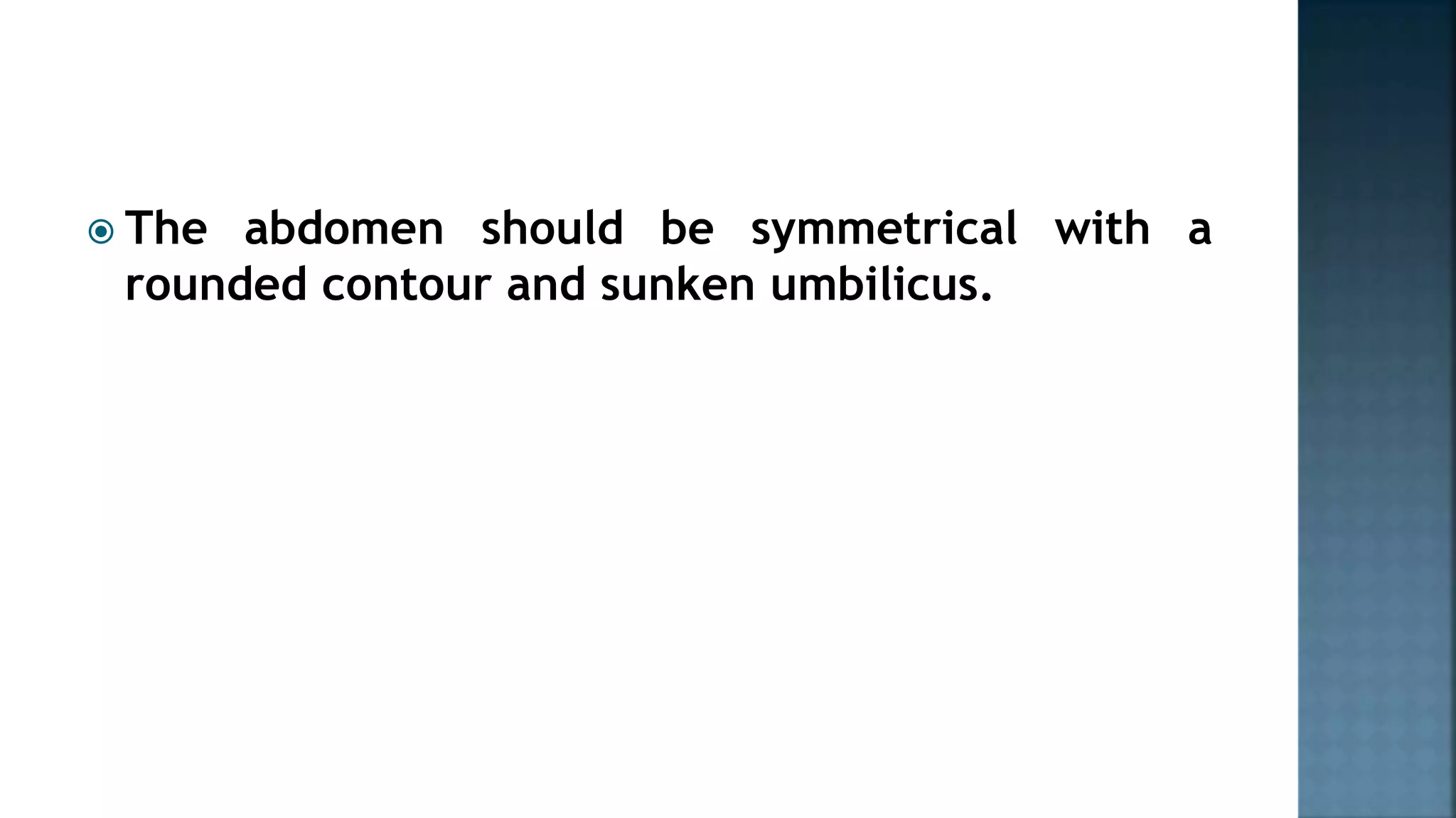 Health assessment on the abdomen examination | PPTX