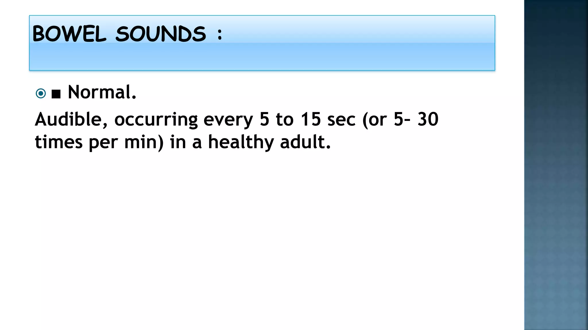 Health assessment on the abdomen examination | PPTX
