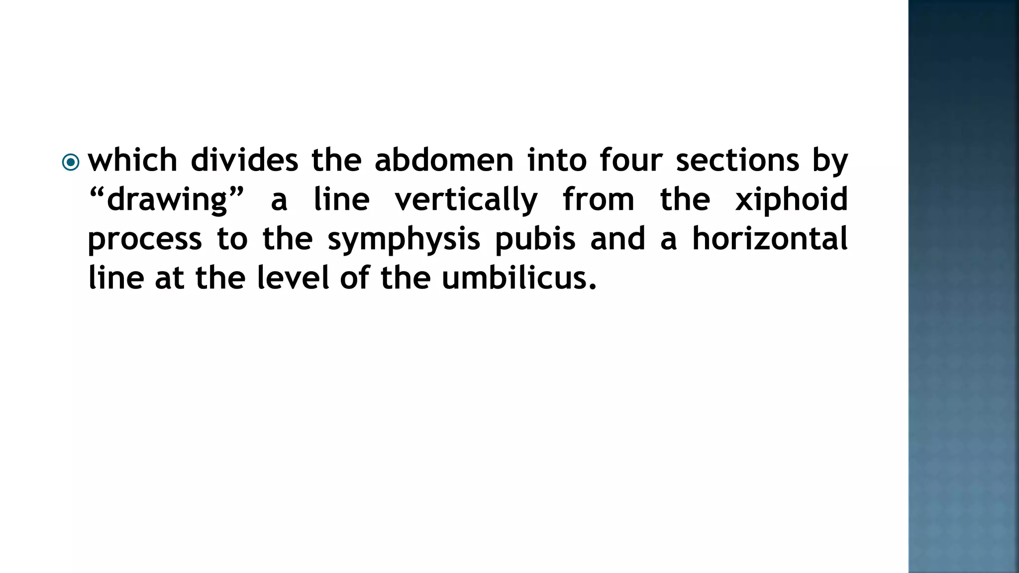 Health assessment on the abdomen examination | PPTX