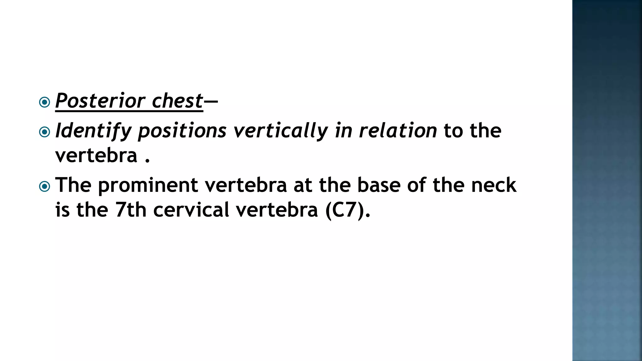 Health assessment on the chest and lungs examination | PPTX