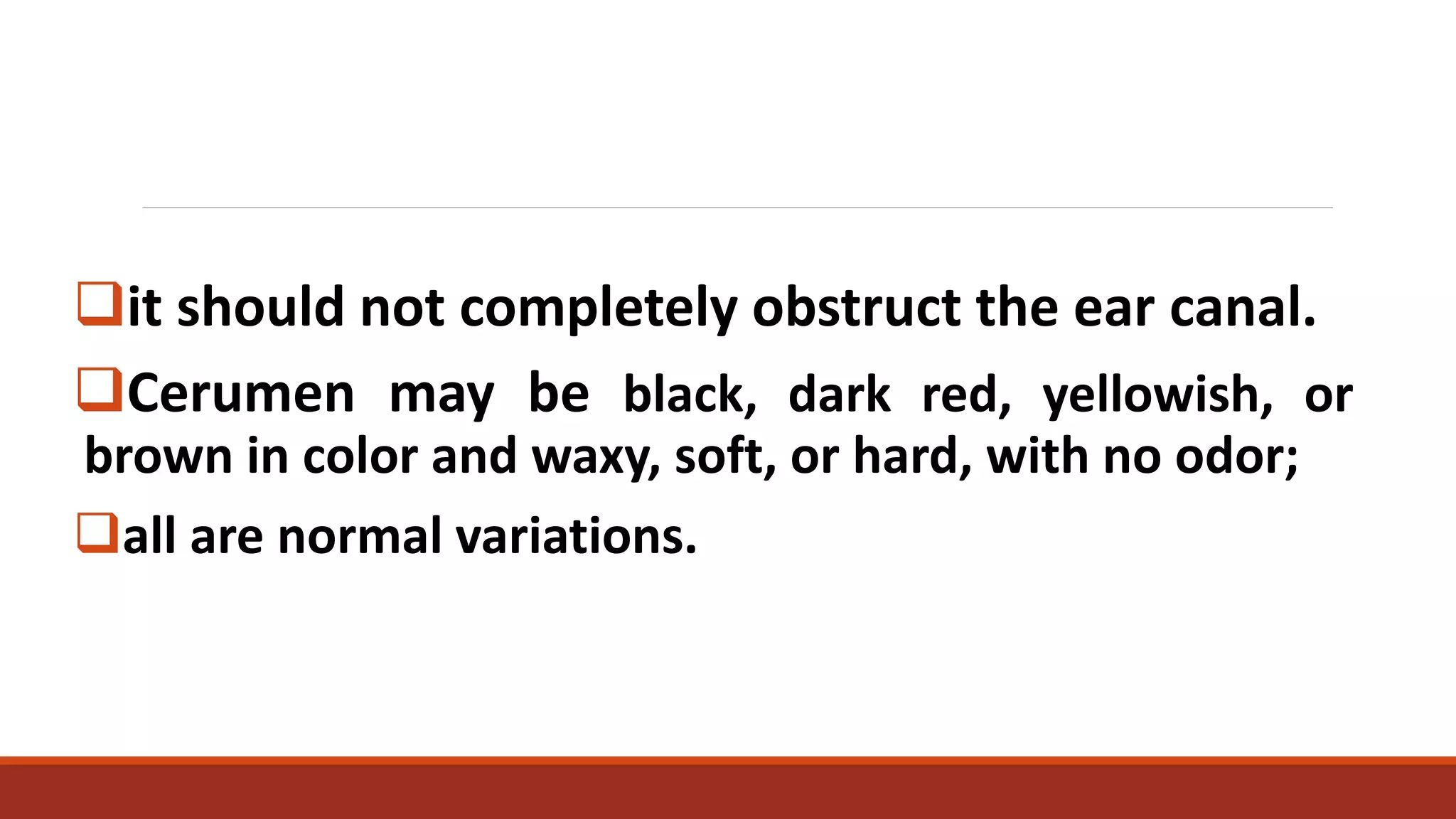 Health assessment on the ear examination | PPTX
