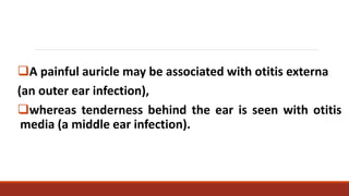Health assessment on the ear examination | PPTX